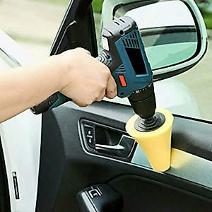 5 Pieces Car Buffers Polishers Kit,Car Wheel Hub Polishing Cone Sponge Pads Metal Car Tight Area Detailing Mini Polishing Ball for Automotive Car Wheels Care Rotary Tools Aluminum Stainless Steel