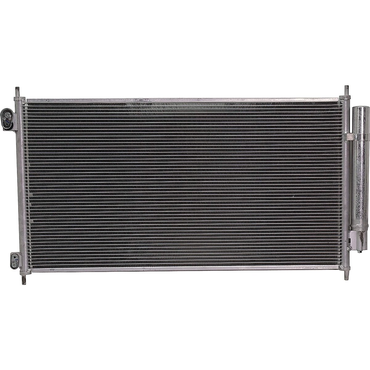 Kool Vue A/C Condenser Compatible With 2008-2012 Honda Accord, Fits 2012-2015 Crosstour, Fits 2010-2011 Accord Crosstour With Receiver Drier