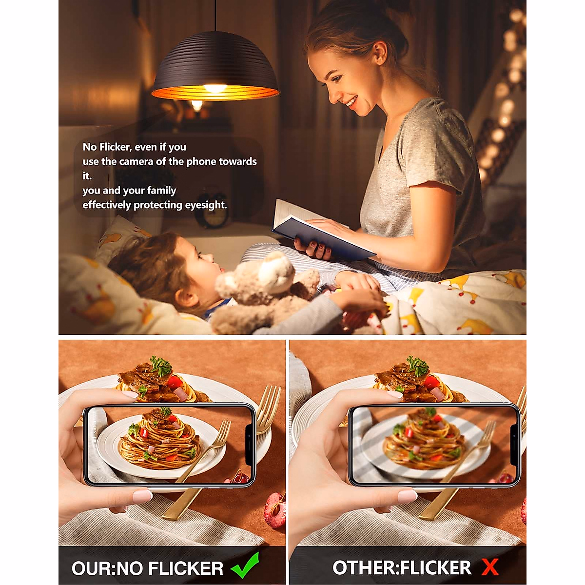 LUXEXPE Led Light Bulb, G120 Globe Bulb,15W(150W Equivalent) Led Bulbs Warm White 2700k Large Globe Light Bulbs, Non-Dimmable, E26 Base, 1500 Lume, Perfect for Indoor Living Room LED Bulbs