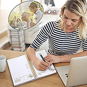 2024-2025 Complete 180 Pages Wedding Planner Book and Organizer for The Bride, Hardcover Wedding Planning Book, Engagement Gifts for Couples, Keep Your Wedding Organized