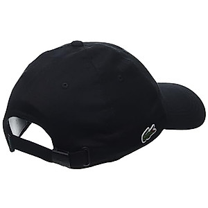 Lacoste Mens Organic Cotton Twill Cap, Agate Chine, One Size