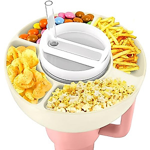 BABORUI Snack Tray for Stanley 30 oz Tumbler with Handle, Tumbler Snack Bowl Compatible with Stanley Cup 30 oz, Reusable Snack Ring for Stanley Cup Accessories(Silicone White)
