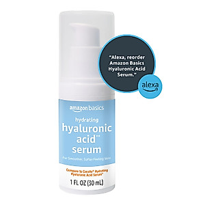Amazon Basics Hydrating Hyaluronic Acid Serum, 1 Fluid Ounce, 1-Pack