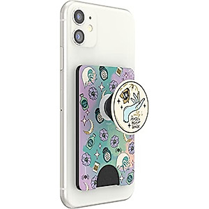PopSockets Phone Wallet with Expanding Phone Grip, Phone Card Holder - Sally's Deadly Nightshade