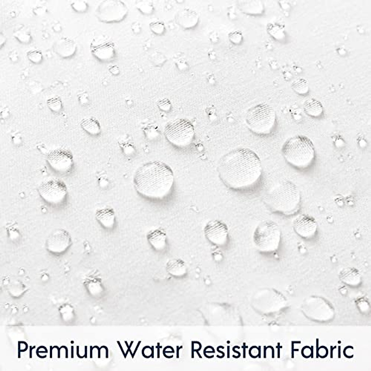 Phantoscope Premium Outdoor Pillow Inserts - Pack of 2 Square Form Water Resistant Polyester Throw Pillows, Made in USA Couch Sham Cushion Stuffer, 18 X 18 inches