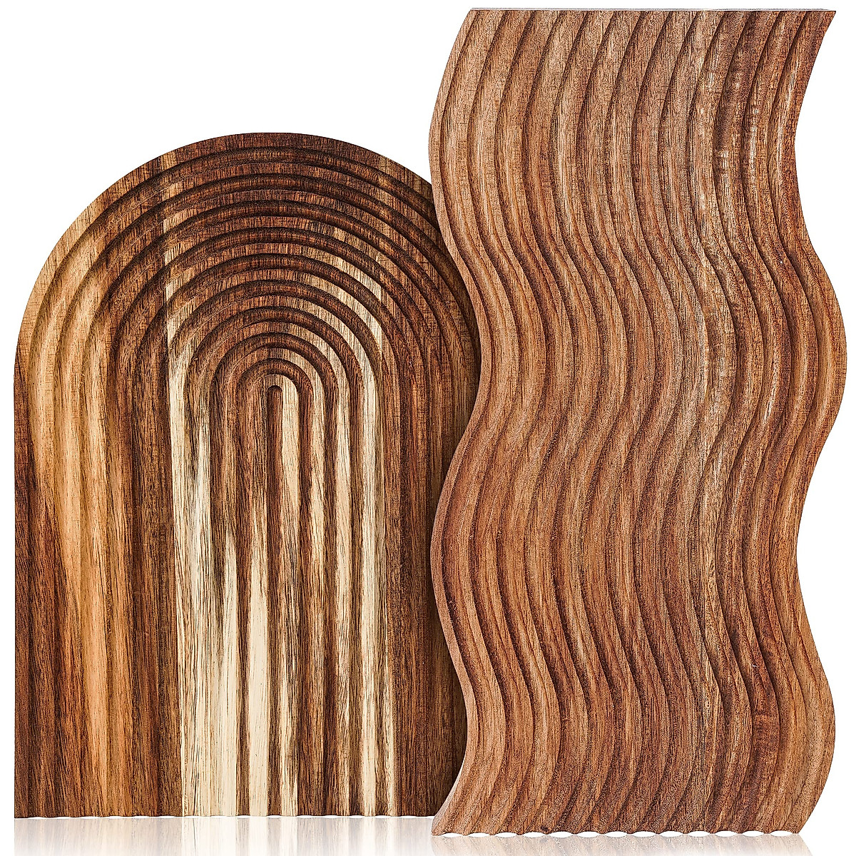 Decorative Cutting Board – Wood Serving Board – Cheese Platter - Wooden Board For Kitchen/Shelf/Home Decor- Charcuterie Board-Moudja Decorative cutting boards (Arch Shape)