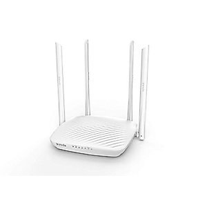 Tenda N600Mbps Smart WiFi Router, Wireless Router for Internet with Whole-Home Coverage, 4*6dBi High-Gain Omnidirectional Antennas&Beamforming, 3 Lan Fast Ports, Easy Setup&App Control(F9)