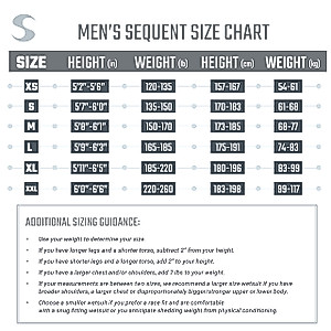 Synergy Men's Sequent Neoprene Multisport Full Sleeve Top (Black, Medium)