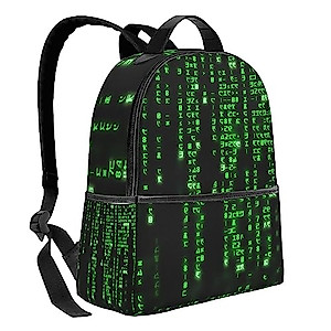 BAFAFA Hacker age Printed Travel Backpack Business Work Bag Computer Bag Outdoor Sports Rucksack