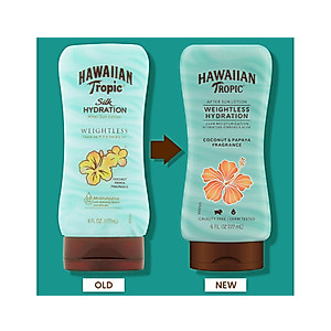 Hawaiian Tropic Weightless Hydration After Sun Lotion 6 Fl Oz (Pack of 2)