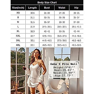 Avidlove Women White Satin Nightgown Silky Slip Dress Baby Doll Nighty Short Sexy Sleepwear Wedding Lingerie for Bride
