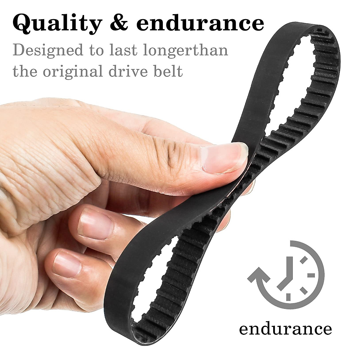 848530 Toothed Drive Belt Replacement Compatible with Portercable 351/352 Belt Sander(2 Pack)