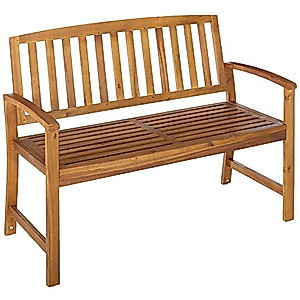 Christopher Knight Home Loja Acacia Bench, Teak Finish