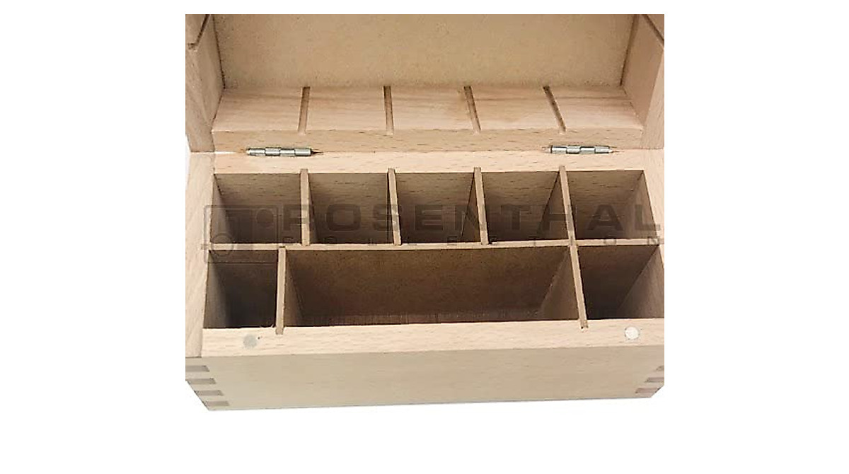 Gold Test Wooden Storage Box for Acids & Stone Kits