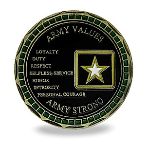 U.S. Army Values Military Coins Soldier Creed Challenge Coin