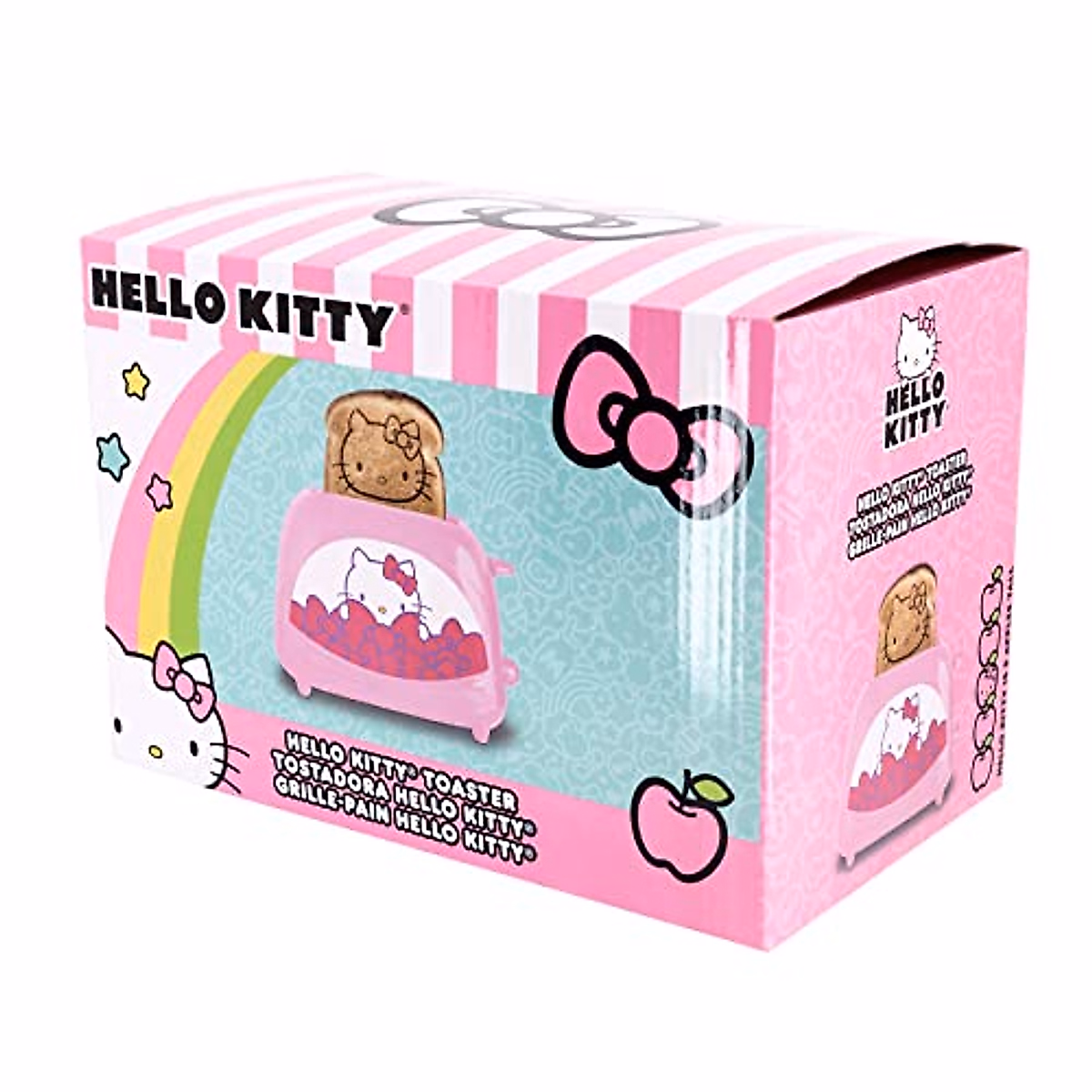 Uncanny Brands Hello Kitty Two-Slice Toaster- Toasts Your Favorite Kitty On Your Toast