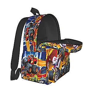 Truck Car Blaze Backpack Casual Backpack Laptop Backpack Sports Outdoor