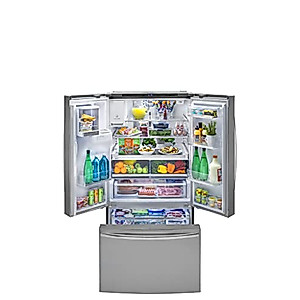 Winia 31 cu.ft French Door Refrigerator with Ice & Water Dispenser, Energy Star, Stainless Steel (WZBHD31ATE)