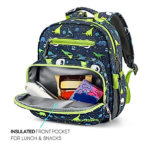 mibasies Toddler Backpack for Boys 2-4: Cute Kids Backpacks Boys - Preschool Kindergarten Backpack - Galaxy Dinosaur