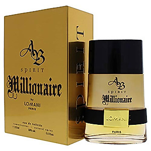 Lomani Ab Spirit Millionaire By Lomani for Men - 6.6 Fl. Oz Edt Spray, Brown