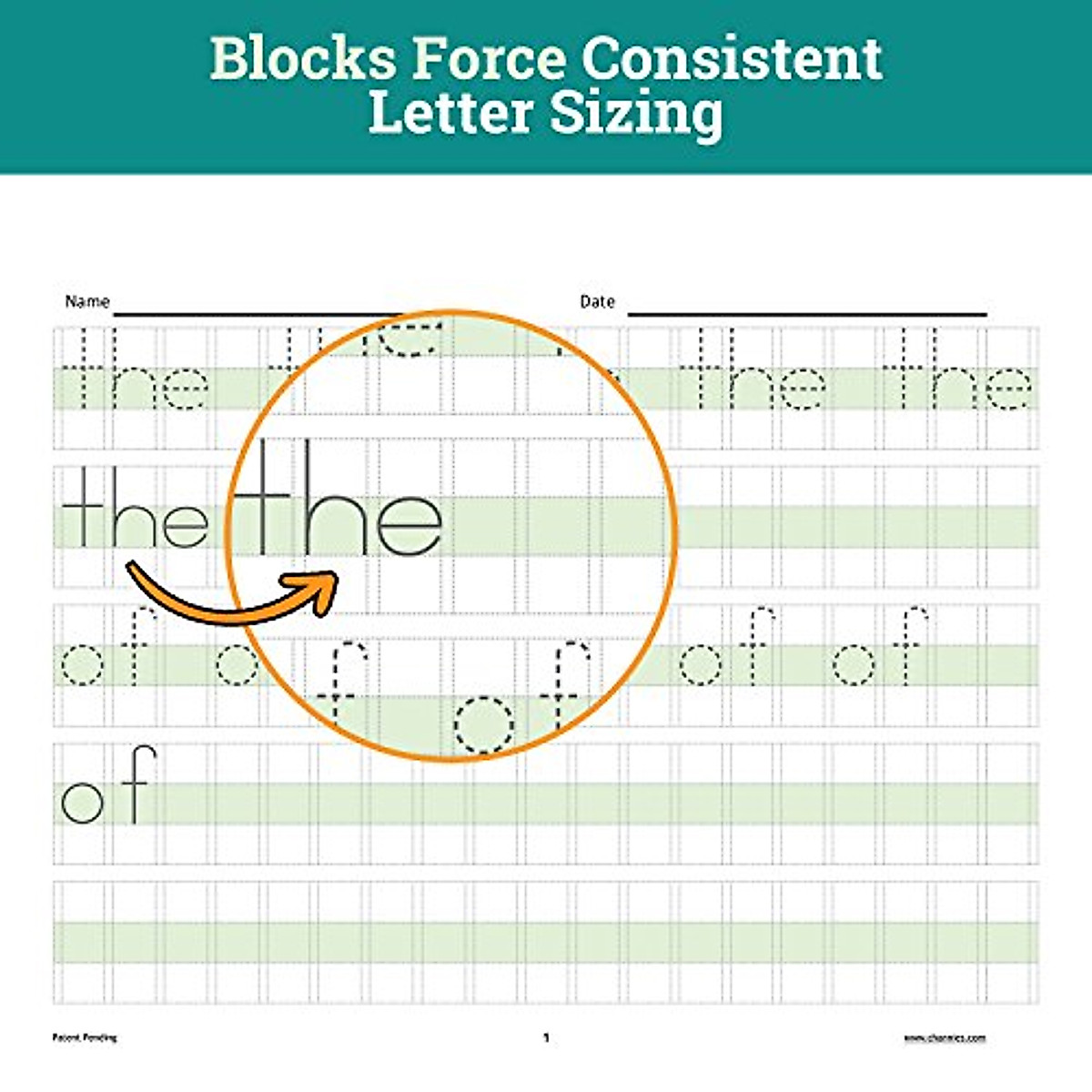 Channie’s Practice Handwriting & Printing Paper Workbook One Page A Day, 250 Pages Front & Back, 125 Sheets, Grades PreK – 1st, Size 8.5” x 11” Summer School, Summer Bridge