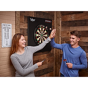 Viper Dry Erase Scoreboard, Cricket and 01 Dart Games, White, 15.375" H x 7.875" W