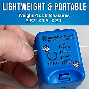 Jonard Tools MS-306 Fiber Optic Cable Mid Span Slit & Ring Tool (1.2 mm - 3.3 mm)