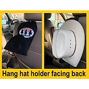 Hat Holders/Racks for Trucks & Cars. Cowboy Hat Hangers for Trucks & Cars. (QTY 2) 12x9x0.5