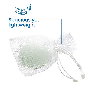 Ginger Lily Farms Botanicals Shower Blast Mesh Bag, Extends The Life Of Shower Blast, White, 12 Count