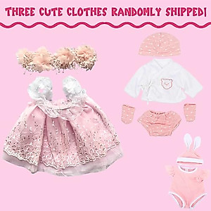 QARUQASE Lifelike Reborn Baby Doll - 19 Inch Skeleton, Silicone Full Body Realistic Newborn Girl, Soft Body, Waterproof