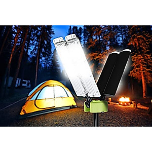 PowerSmith Voyager PVLR8000A-C 8000 Lumen Collapsible Cordless Tripod LED Work Light. Bare Light Only. 3-Way Power. AC or DC Adaptor or Battery Needed to Use Light