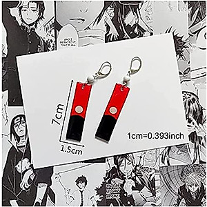 RJZMING Izana Earrings Tokyo Revengers and Takashi Mitsuya Earring Tokyo Revengers Cosplay Costume Acrylic Alloy Earrings, Small