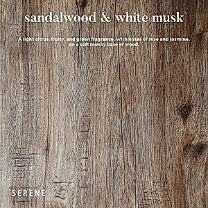 Hidden Label Large Scented Candle, Sandalwood & White Musk, 30oz 3 Wick Huge Candle, Huge Slow Burn Natural Soy Candles for Home Scented