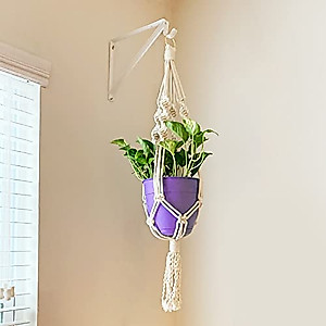 HOME MASTER HARDWARE Heavy Duty Closet Shelf & Rod Brackets, Wall Mounted Closet Shelves Bracket with Rod Shelving Support, White with Screws 10-Pack