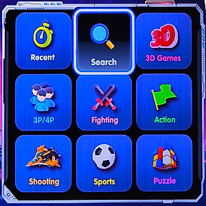 RegiisJoy【 30000 Games in 1 】 Pandora's Box 70S Arcade Game Console Retro Game Machine for PC & Projector & TV, 2-4 Players, 1280X720, 3D Games, Search/Hide/Save/Load/Pause Games, Favorite List