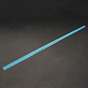 Fielect Light Blue Straight Line Acrylic Round Rod Bar Standard Plexiglas Tolerance Lightweight for DIY 12mm Diameter 500mm Height 1Pcs