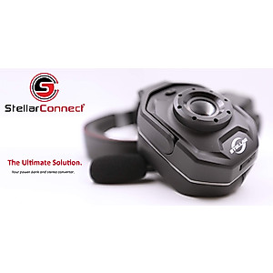 Stellar Electronic Pluto+Duo Bundle - 60+Hrs Talk Time, 99% Noise Cancellation - Best Bluetooth Headset for Truckers and Drivers
