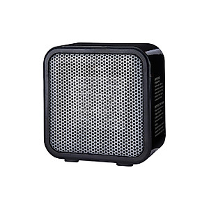Amazon Basics 500-Watt Ceramic Small Space Personal Mini Heater - Black