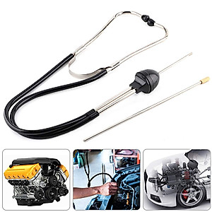 Stainless Steel Mechanics Cylinder Stethoscope Set, Car Engine Diagnostic Tool Hearing Tool Mechanical Internal Detector