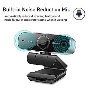 60Fps Autofocus Webcam-HD 1080P Computer Camera With Microphone For Desktop,Streaming Webcam with Beauty Effect For Gaming Conferencing,Web Camera Mac Windows PC Laptop Xbox Skype OBS Twitch YouTube