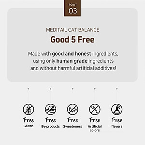 [MEDITAIL] CAT Balance Urinary, Natural Cat Supplement with Cranberry, Curcumin, Taurine, Omega-3, Probiotics, Grain-Free, Digestive Support, Chicken & Tuna Flavor, 0.53 oz x 30 Sticks, Orange