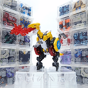 52TOYS Beastbox MEGA DIO Dinosaur Deformation Toys Action Figure, Dinosaur Toys All in One Design Deforms in Dinosaur Mecha and Cube, Great Birthday Party Gift for Teens and Adults