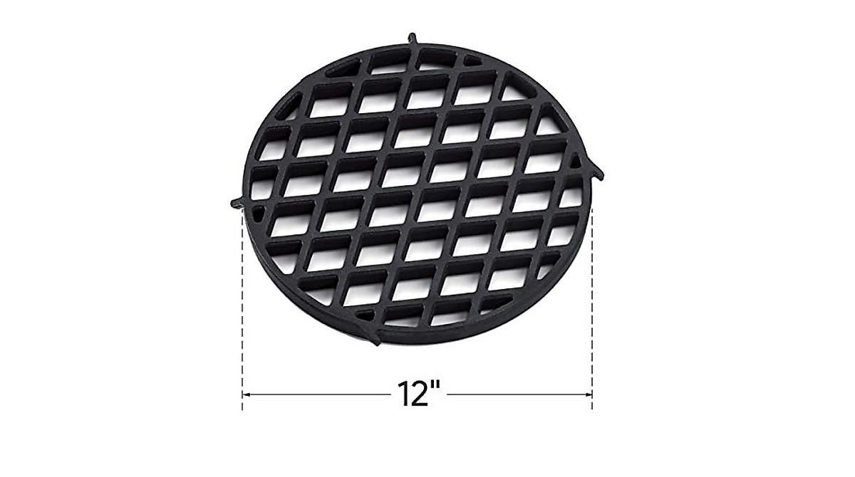 soldbbq 8834 12" Cast Iron Grill Sear Grate