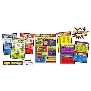 Carson Dellosa Super Power Super Word Choices Bulletin Board Set (110311)
