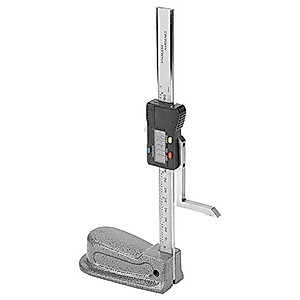 Digital Elevation Marker with Measuring Height 150mm, Magnetic Feet, Millimeter/Inch Conversion, Stainless Steel Base, Depth Gauge Measuring Gauge for Marking On Workpieces