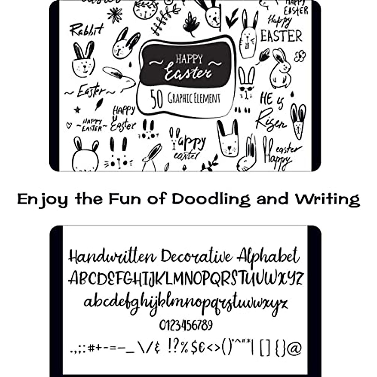 Permanent Markers,Shuttle Art 24 Pack Black Permanent Marker set,Fine Point, Works on Plastic,Wood,Stone,Metal and Glass for Doodling, Marking