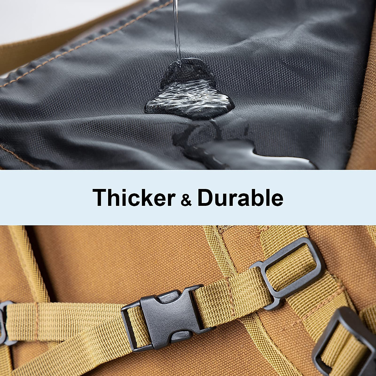 JJRING Heavy Duty Plein Air Artist Backpack with Handheld Strap, Art Supply Tote Bag for Carrying 18x24 Artwork, Drawing Boards (Brown)