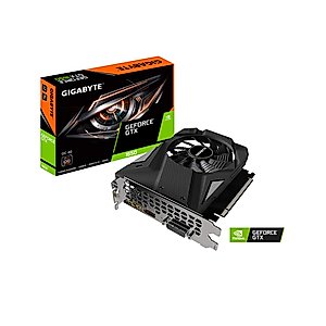Gigabyte GeForce GTX 1650 D6 OC 4G Graphics Card, 170mm Compact Size, 4GB 128-Bit GDDR6, GV-N1656OC-4GD Video Card