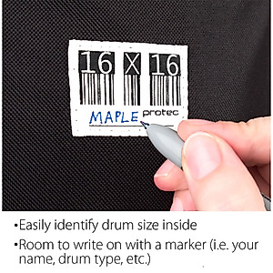 Heavy Ready 6.5 x 14” (Height x Diameter) Padded Snare Bag by Protec, Model HR6514