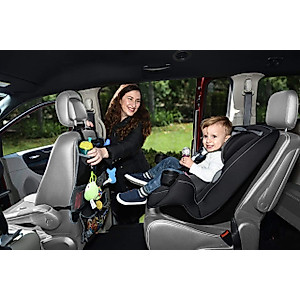 Jeep J is Deluxe Backseat Car Organizer, Kickmat Seat Protector, Universal Design with Pockets, Bottle Holder, Touch Screen Enabled Tablet Holder and Removable Travel Pouch, Snack, Toys, Gadget